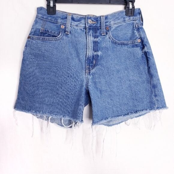 Old Navy | Shorts | Old Navy Frayed Hem Cutoff High Rise Waist Denim ...